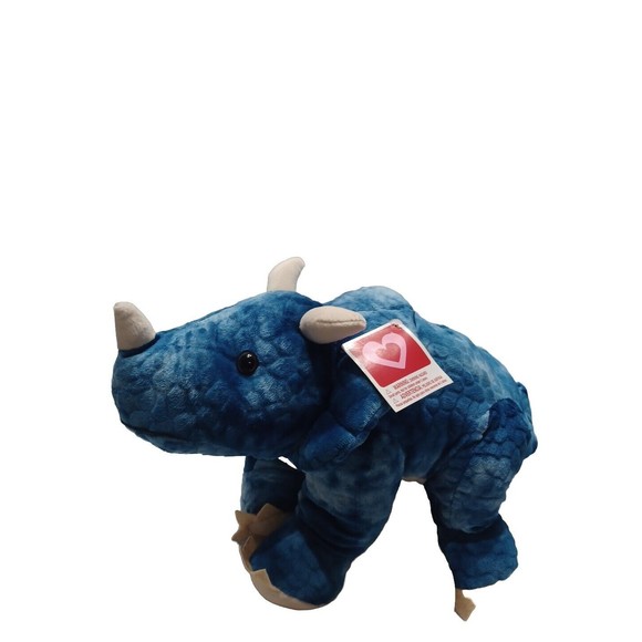 Hugfun | Toys | Hugfun Blue Dinosaur Triceratops Large Plush Stuffed ...